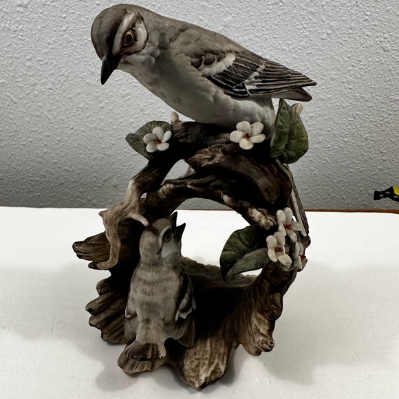 Homco | Accents | Homco Masterpiece Mockingbird Figurine Mother Baby ...